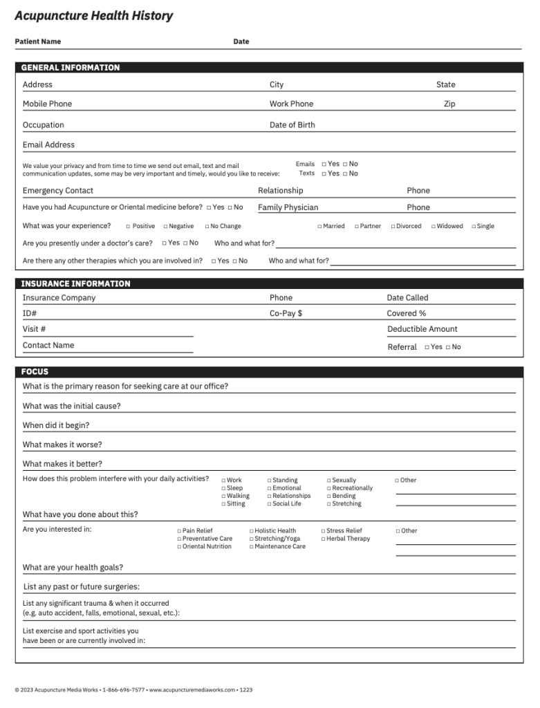 Toolbox – Clinic Forms – AcuDownloads